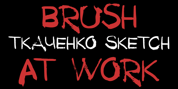 Tkachenko Sketch 4F Font Family - Free Font