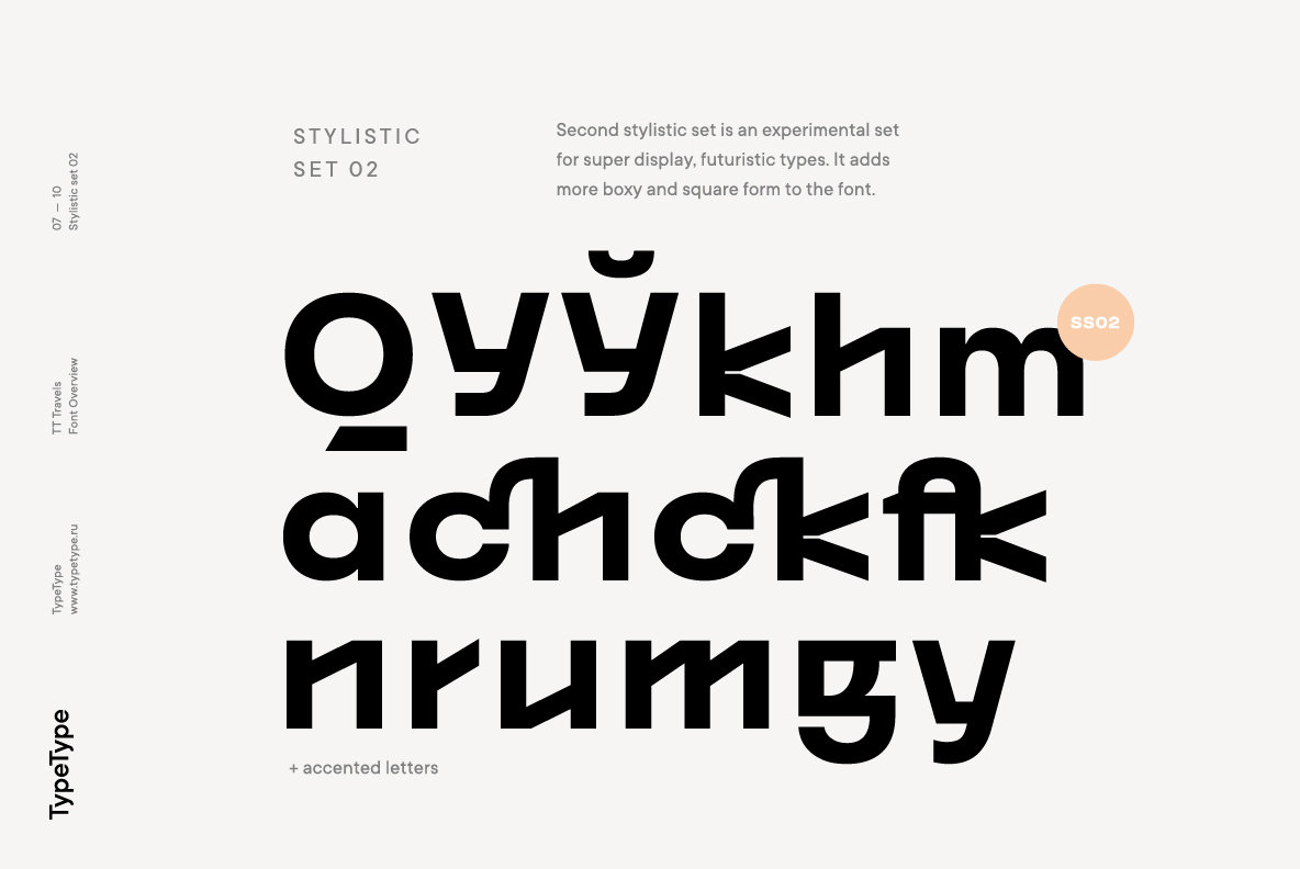 TT Travels Font - Free Font