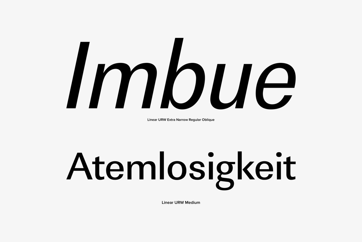 URW Linear Font Family - Free Font