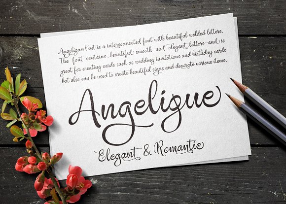 Angelique Font - Free Font