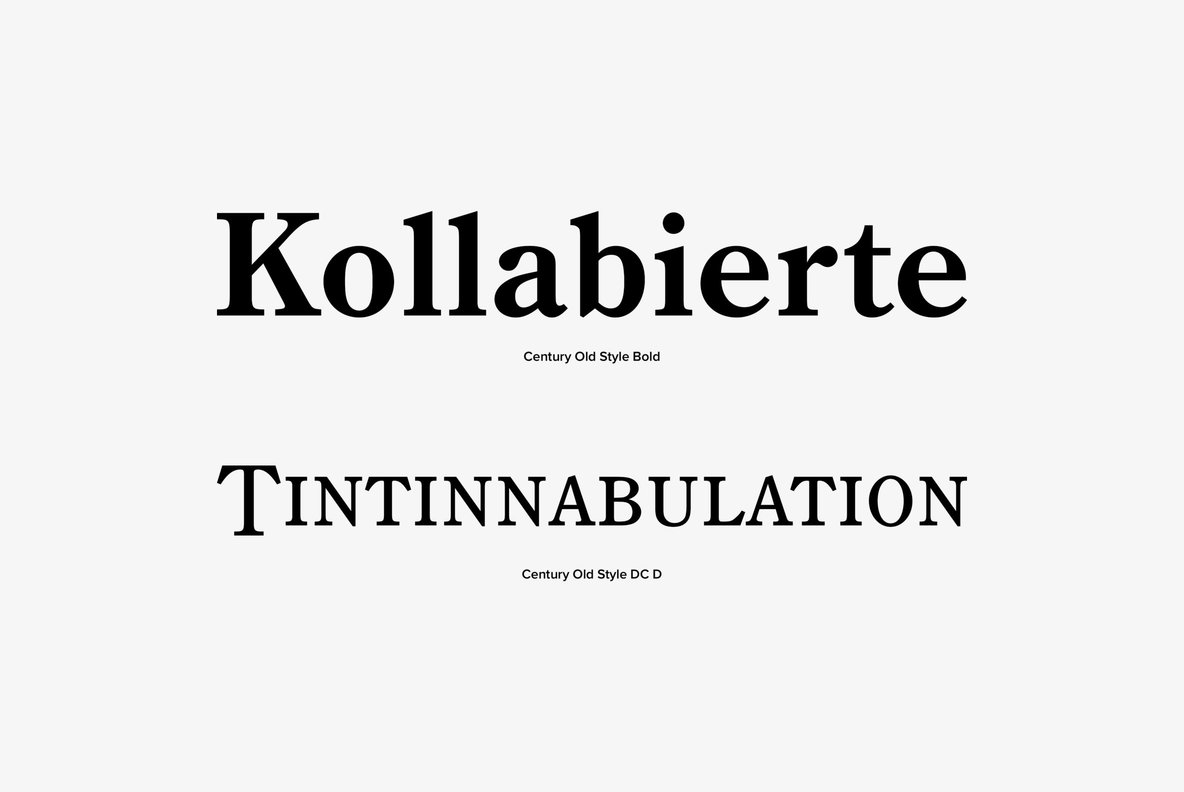 Century Old Style Font Family - Free Font