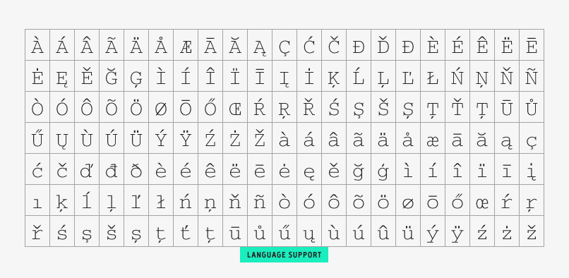 Courier M Font Family - Free Font