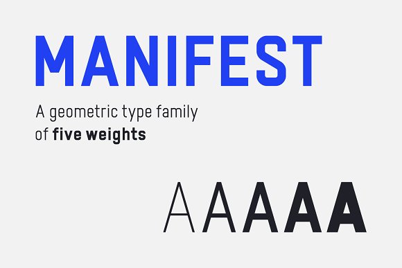 Manifest Type Family - Free Font