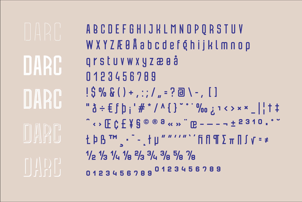 Darc Font Family - Free Font
