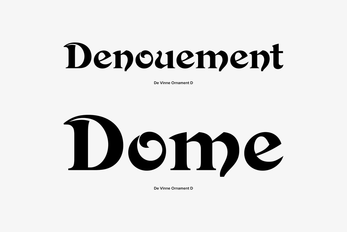 Devinne Ornament Font - Free Font