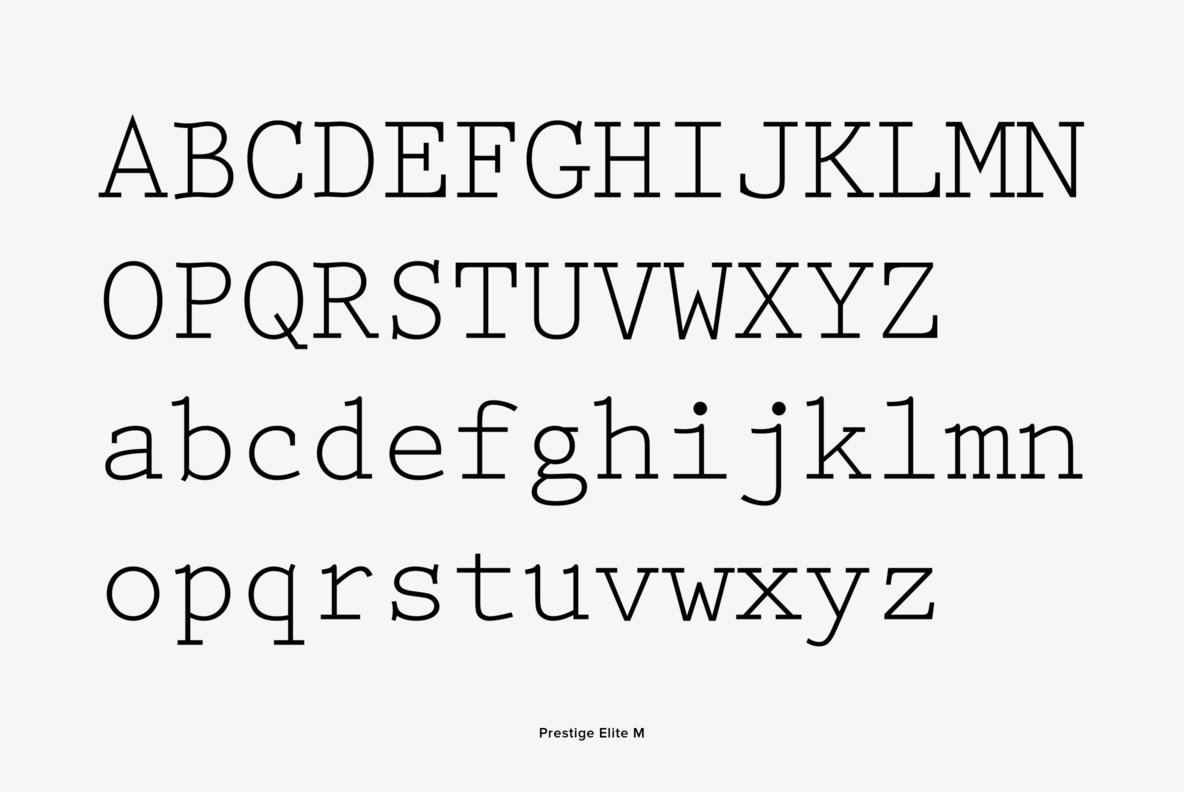 Prestige Elite Font Family - Free Font