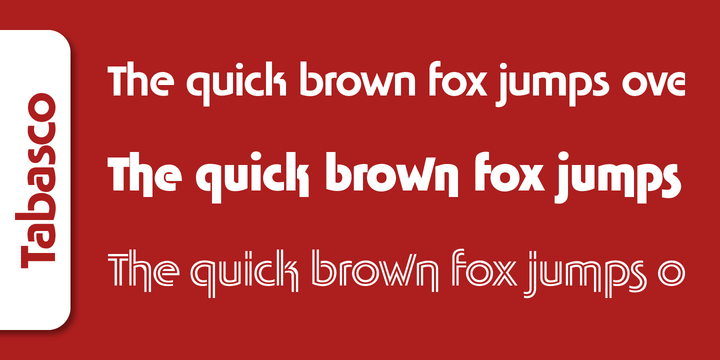Tabasco Font Family - Free Font