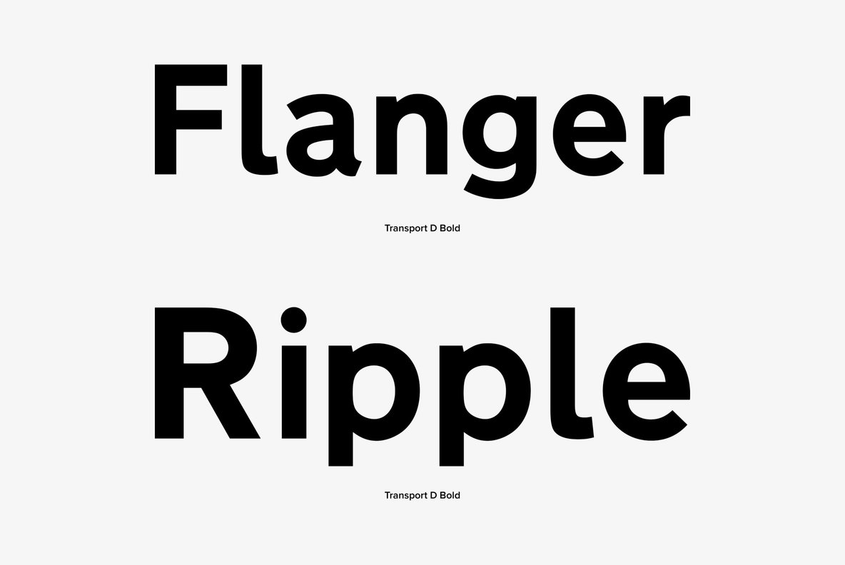 Transport Font Family - Free Font