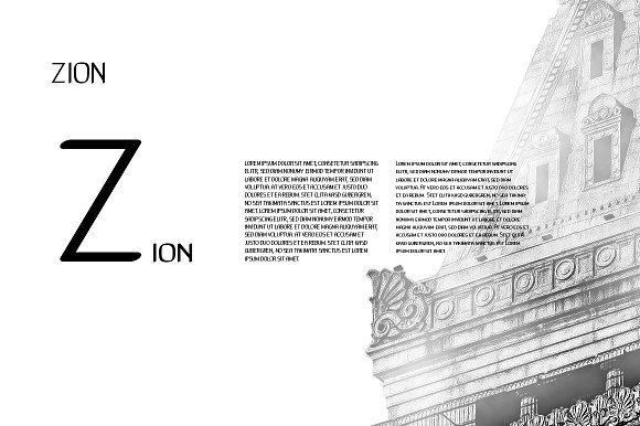 Zion Minimalist Font - Free Font