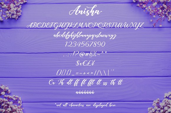 Anisha Script - Free Font