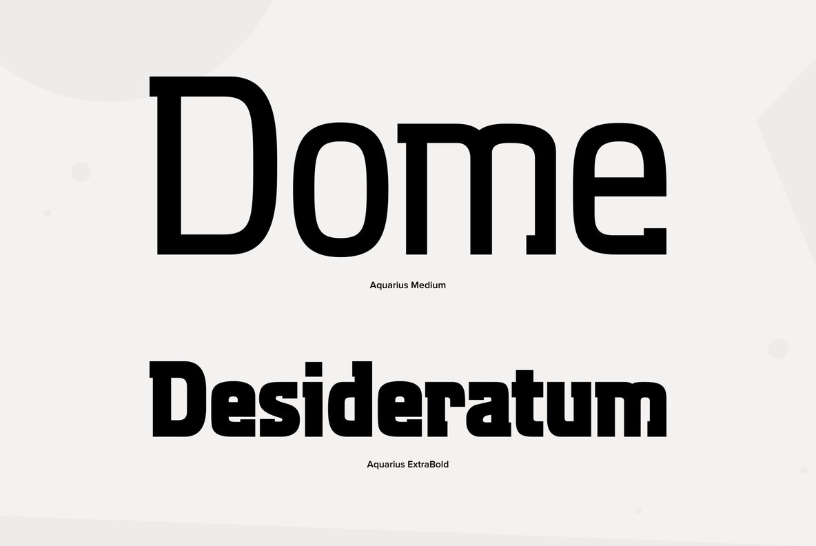 Aquarius Font Family - Free Font