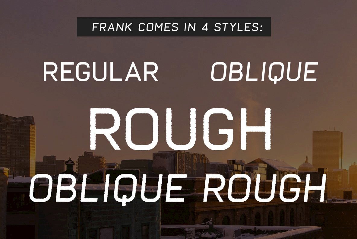 Frank Font Family - Free Font