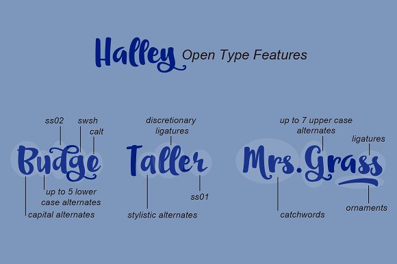 Halley Family - Free Font