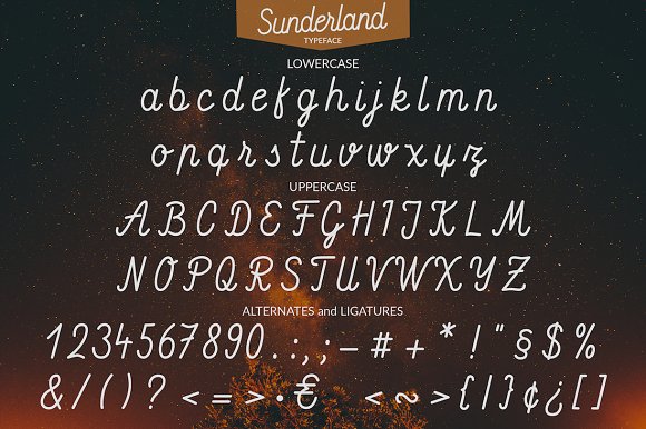 Sunderland - Smooth script font - Free Font
