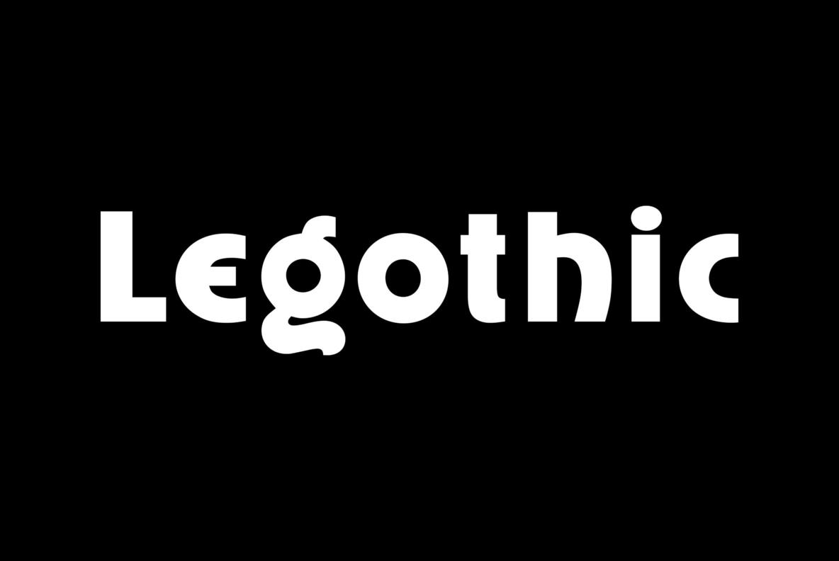 Legothic Font Family - Free Font