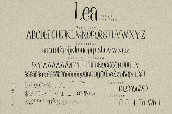 Lea Serif - Free Font