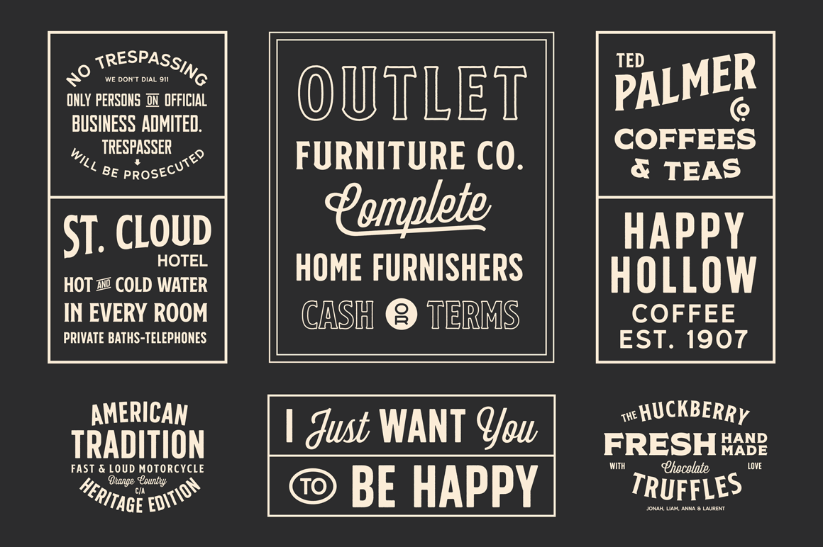 S&S Nickson Font Bundles - Free Font