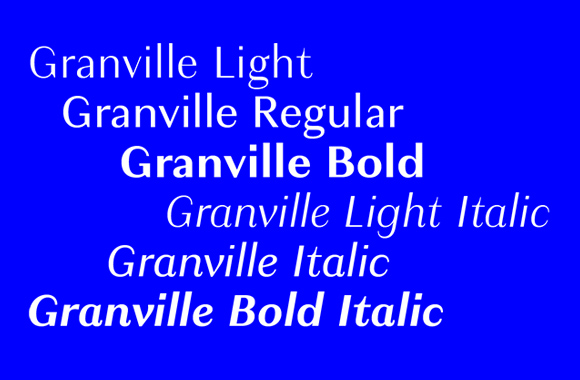 Granville Font Family - Free Font