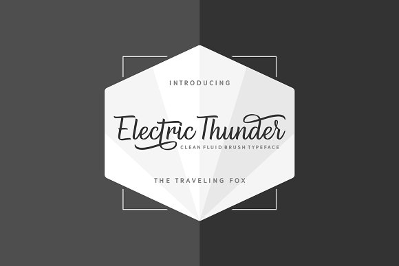 Electric Thunder - Lightning Script - Free Font