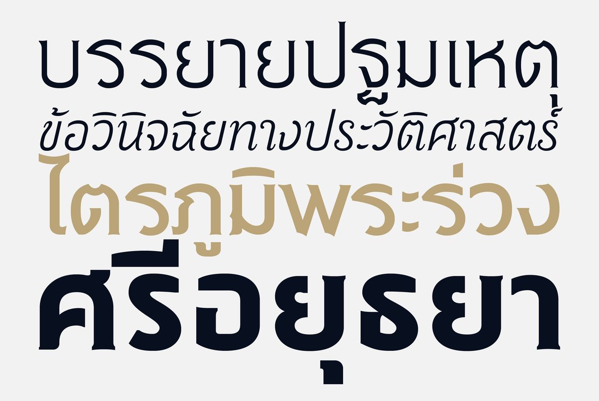 Sri Sury Wongse Font Family - Free Font