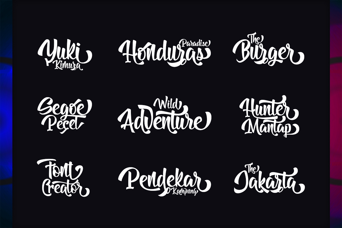 Billy ,The ,Gang - Free Font