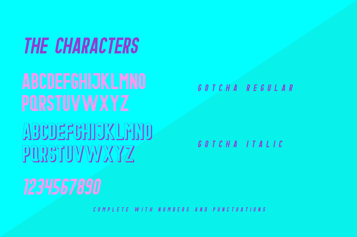 Gotcha Typeface - Free Font