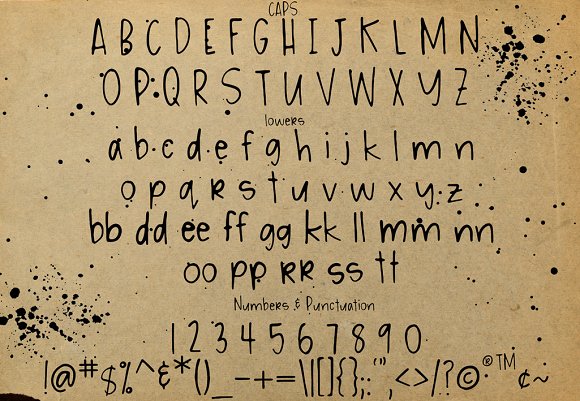 Messy Ink Pen Handwriting Font - Free Font