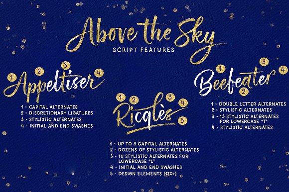 Above the Sky - Free Font