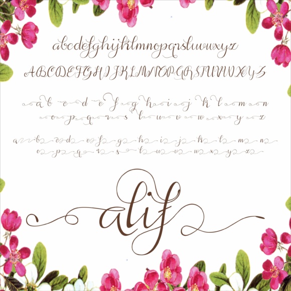Alif Font - Free Font