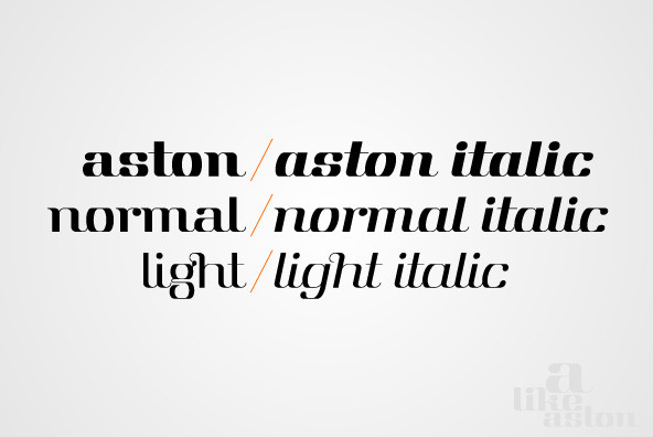 Aston Font Family - Free Font
