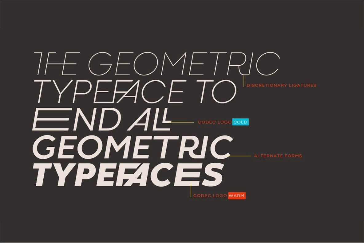 Codec Font Family - Free Font