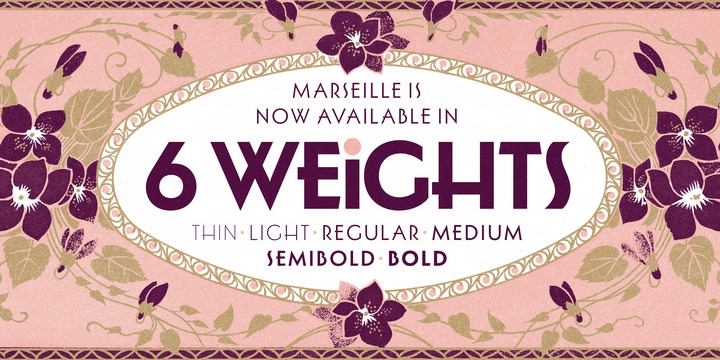 Marseille Font Family - Free Font