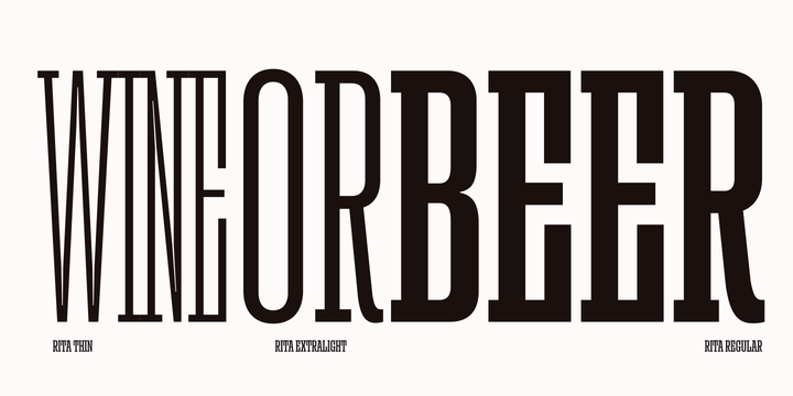 Rita Font Family - Free Font