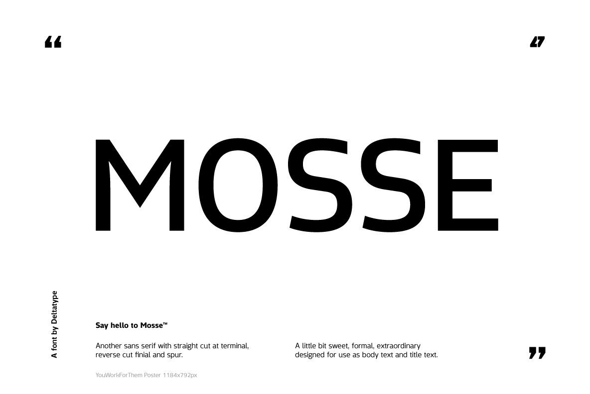 Mosse Font Family - Free Font