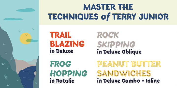 Terry Junior Font Family - Free Font