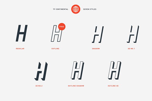 TF Continental - Free Font