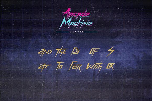 Arcade Machine 80's Retro Font - Free Font