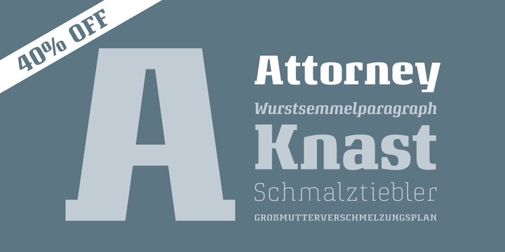 Attorney Font Family - Free Font