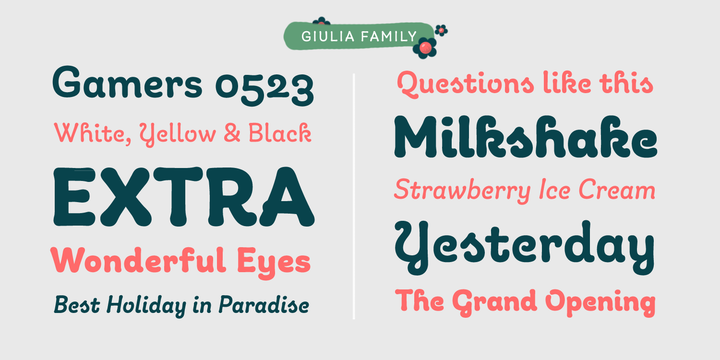 Giulia Font Family - Free Font