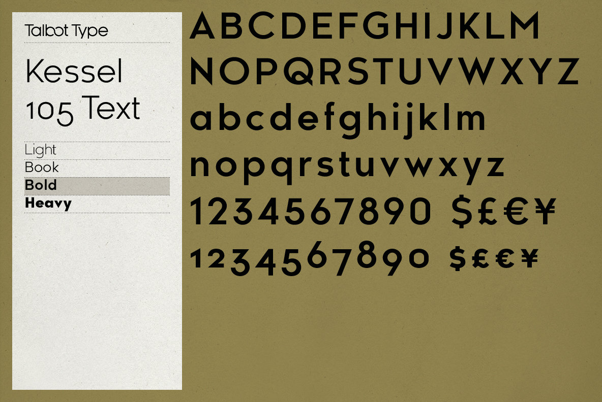 Kessel 105 Text Font Family - Free Font