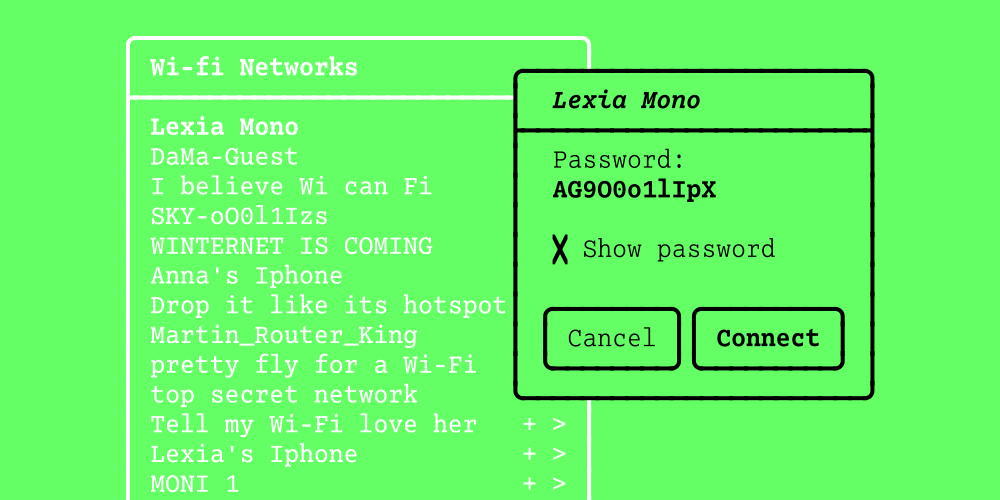 Lexia Mono Font Family - Free Font