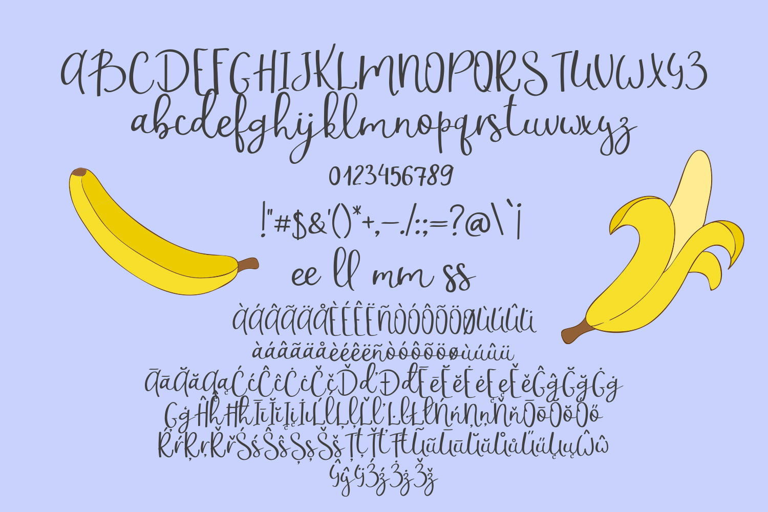 Banana Milshake Script Font - Free Font
