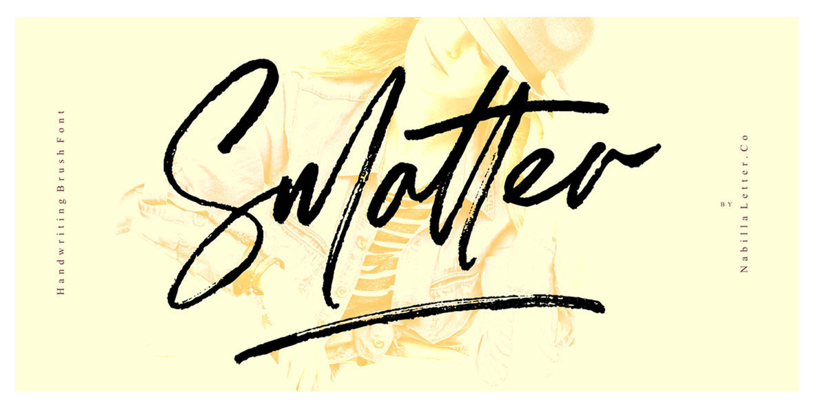 Smatter Brush Font - Free Font