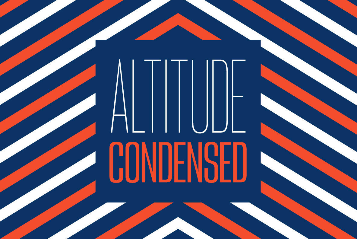 Altitude Condensed Font - Free Font