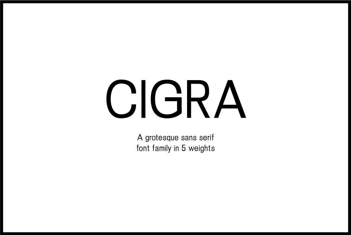 Cigra Font Family - Free Font