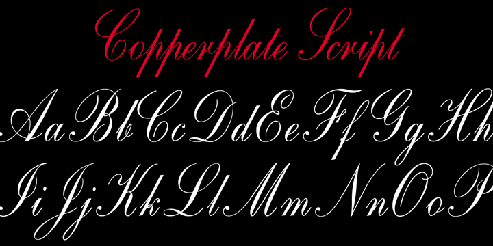 Copperplate Script - Free Font