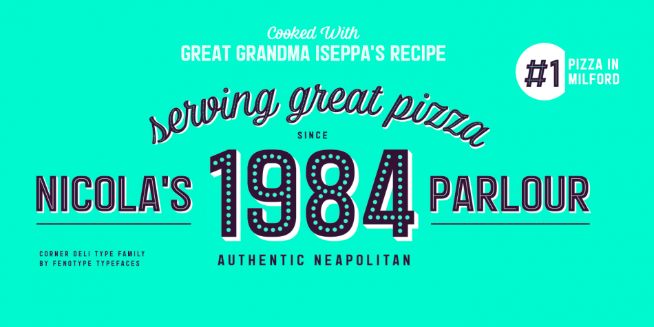 Corner Deli Font Family - Free Font