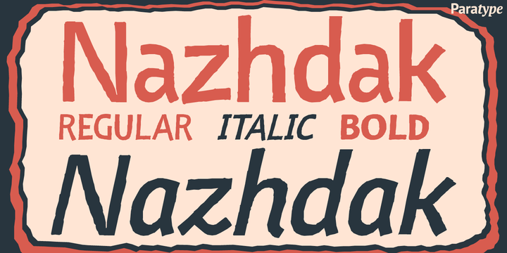 Nazhdak Font Family - Free Font