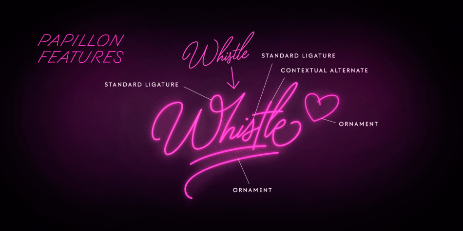Papillon Script - Free Font
