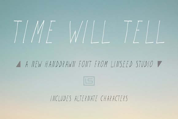 Time Will Tell Display Font - Free Font